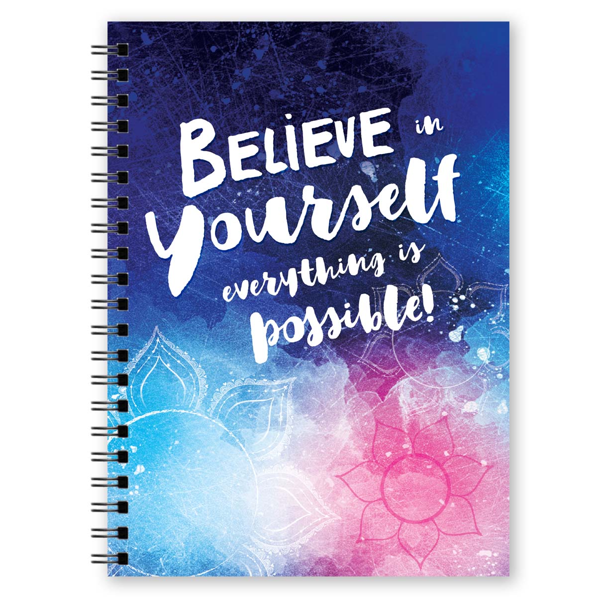 Believe in Yourself Journal | Spiral Notebook with Blank Pages – LindaGeez